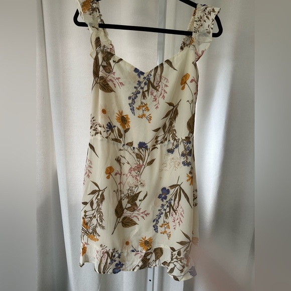 Reformation | Dresses | Reformation Binx Floral Frolic Mini Dress Final ...